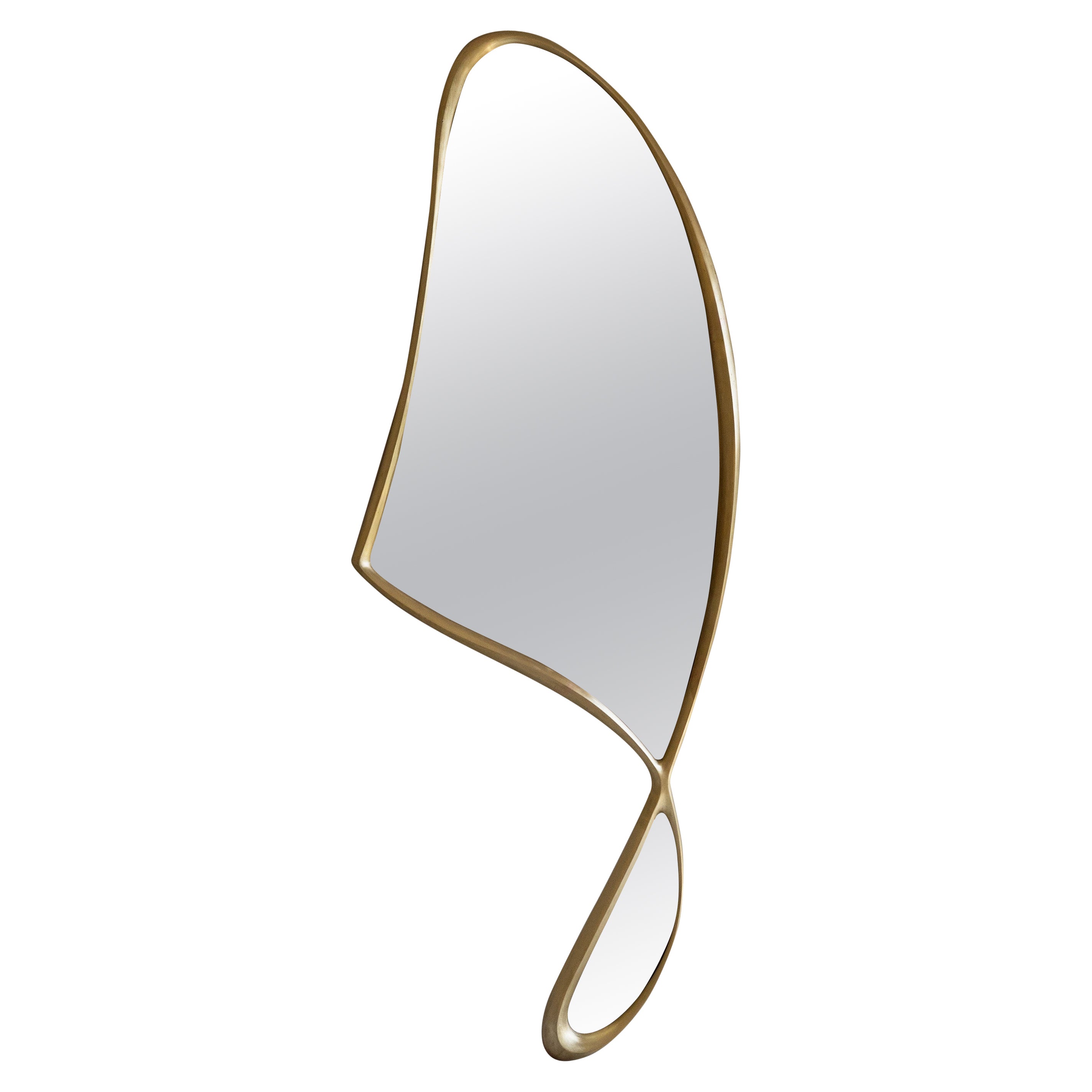 Asymmetric Mirror, Organic Wall Mirror - 'Momentum Mirror' by Soo Joo ...