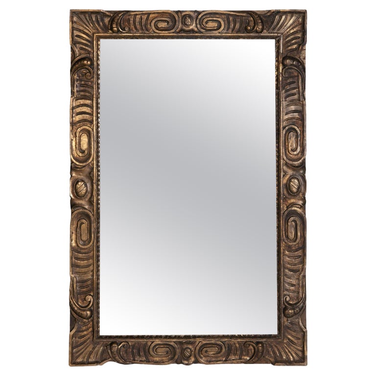 Antique Spanish Revival Hand Carved Mirror; early 20th Century For Sale ...