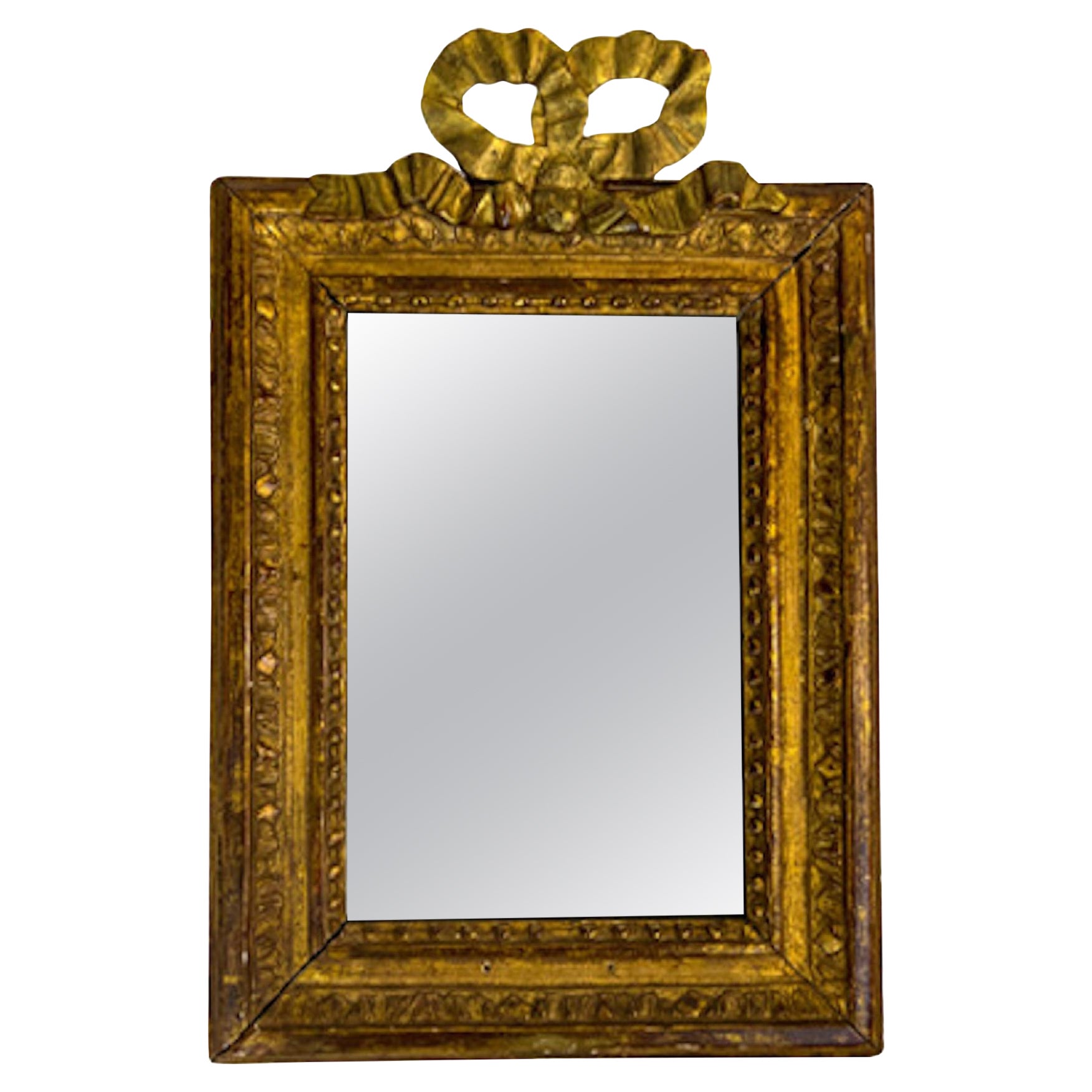 Large Louis Philippe Gilded Mirror For Sale at 1stDibs