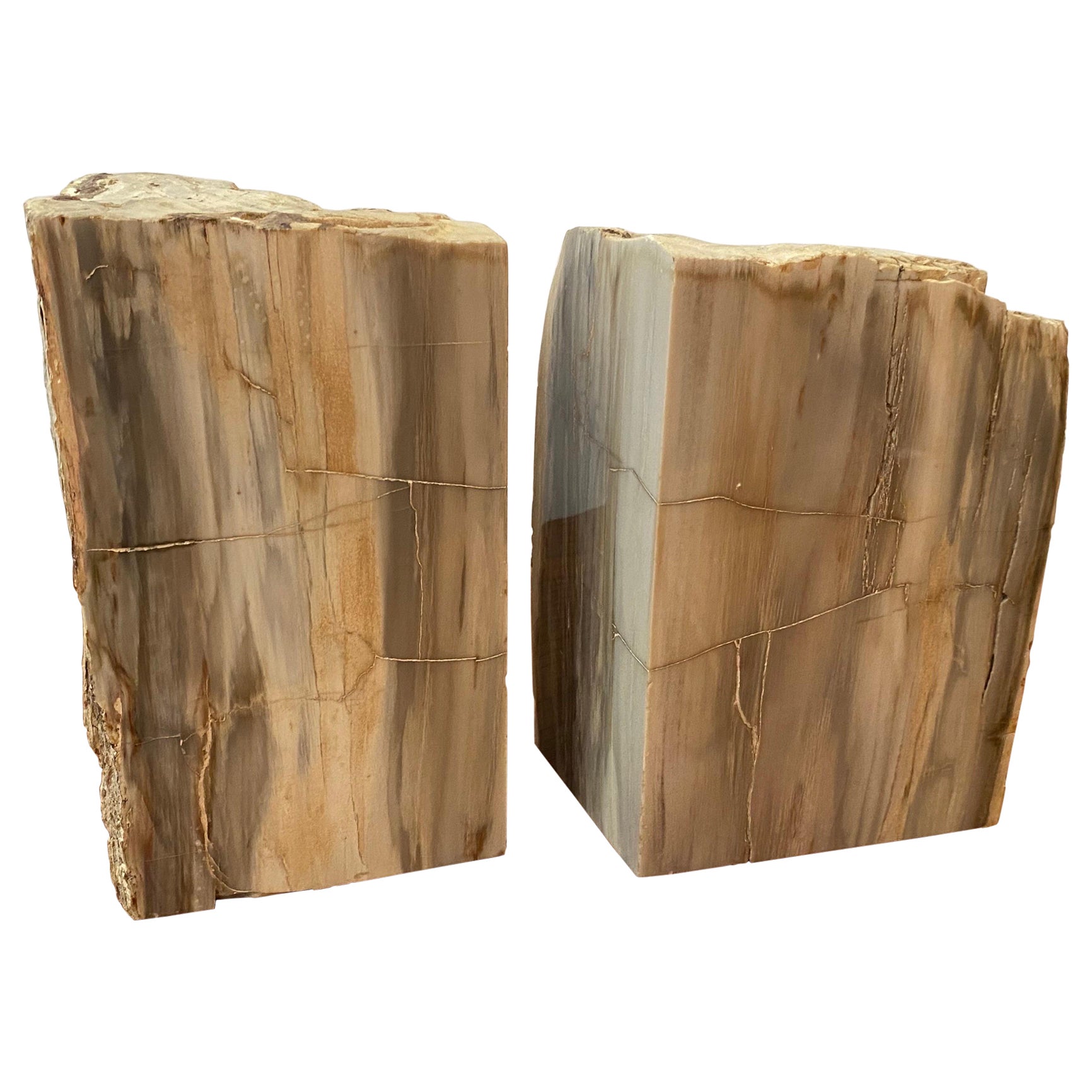 Pair of Massive Vintage Geode Bookends For Sale at 1stDibs