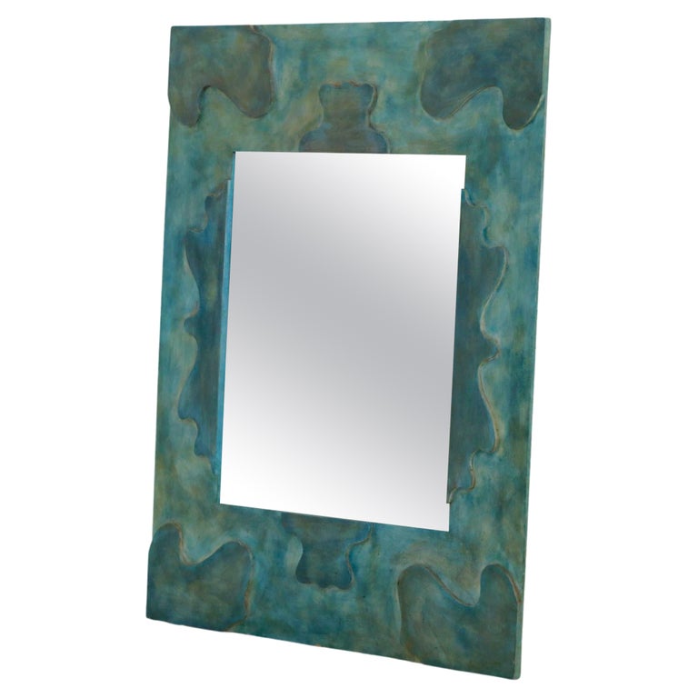 Large Hand Painted 'Splash' Mirror by Artist Ben Fernside at 1stDibs