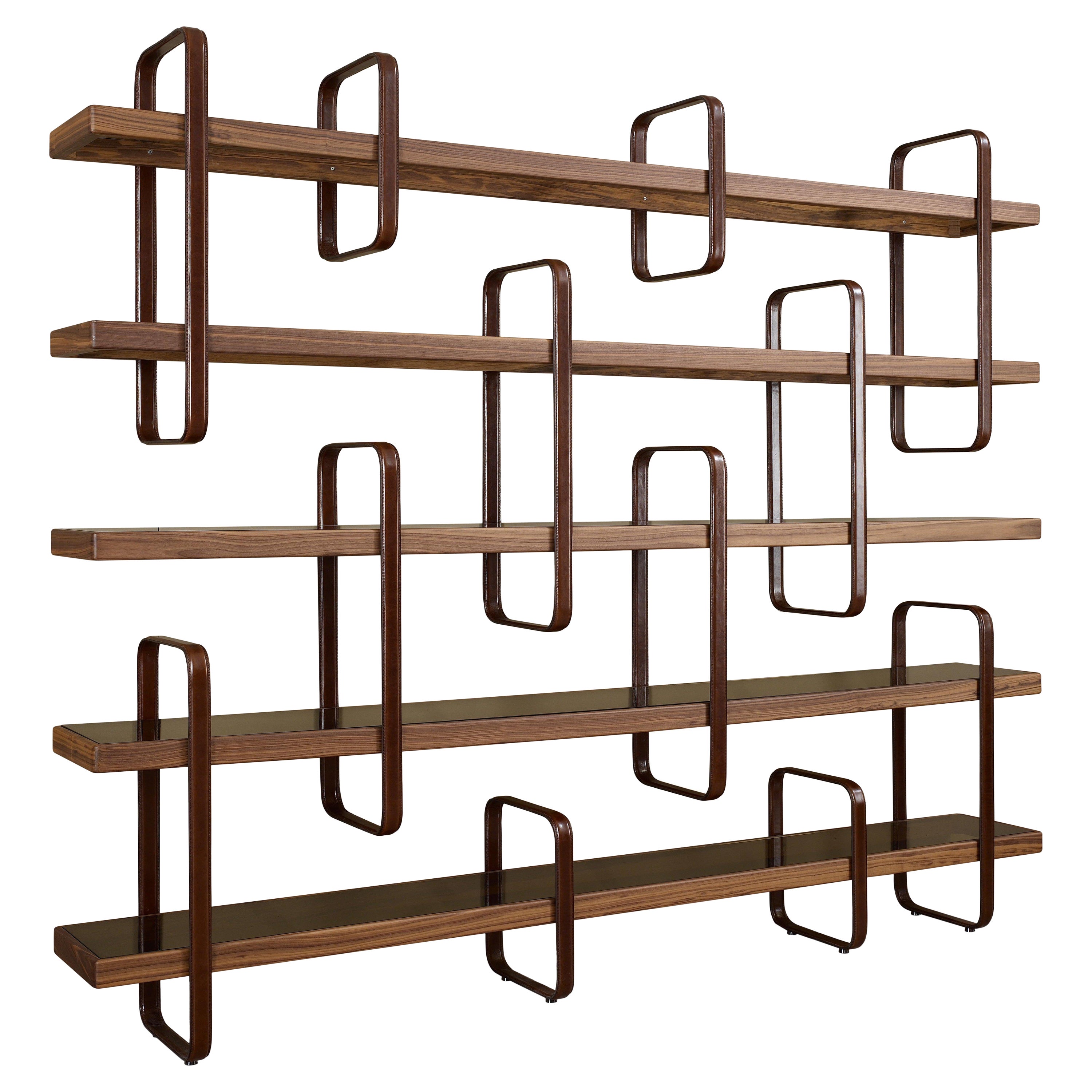 French Metal Bookcase at 1stDibs