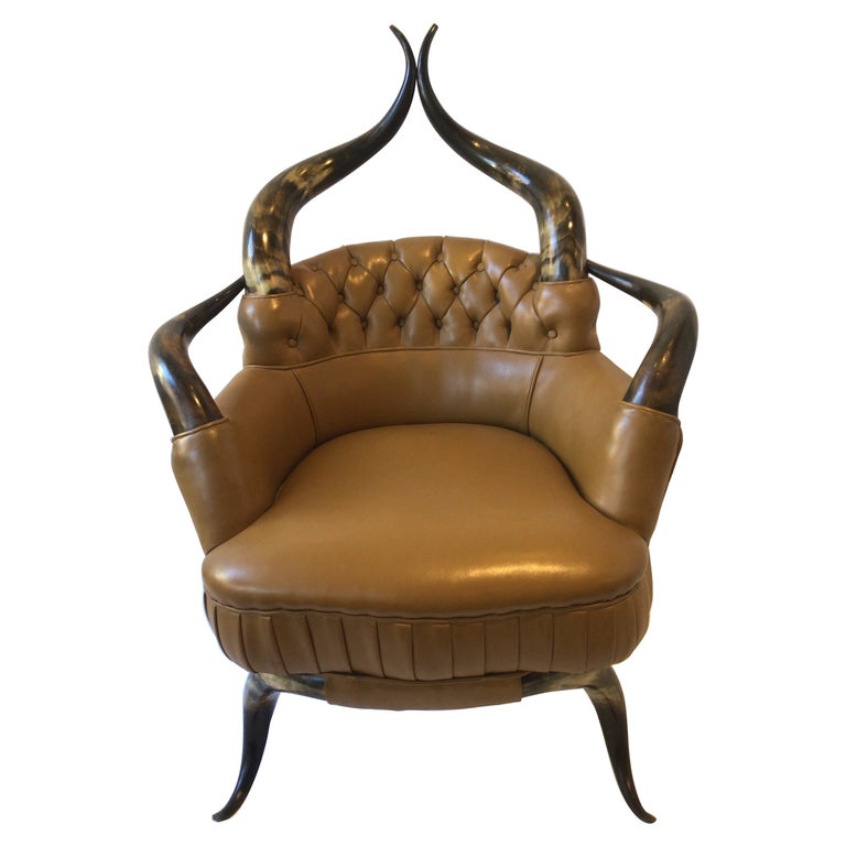 1910 Horn Armchair at 1stDibs