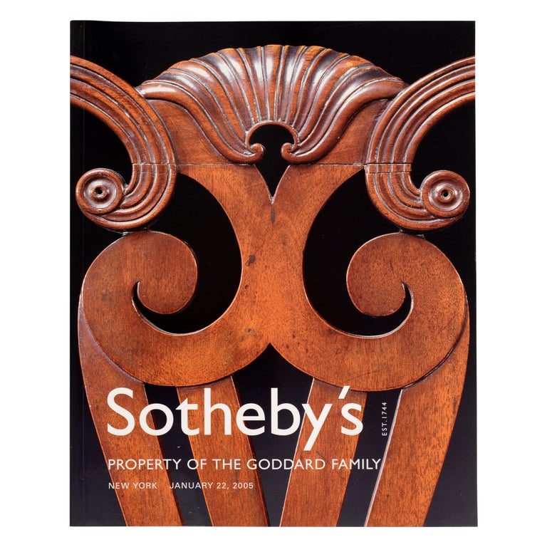 Sotheby's January 2005 Property of the Goddard Family For Sale at 1stDibs