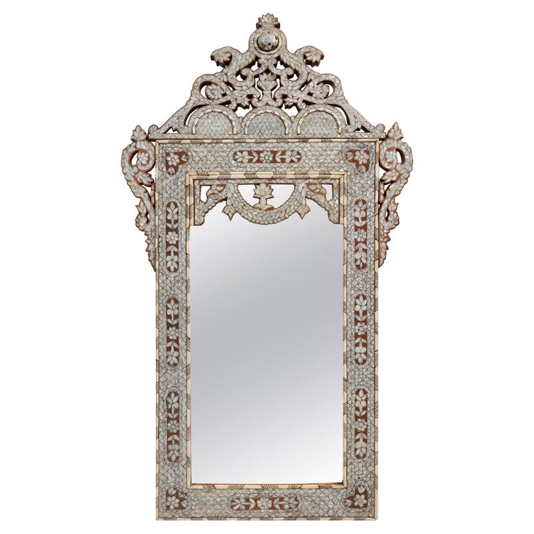 Moroccan Inlaid Mirror at 1stDibs