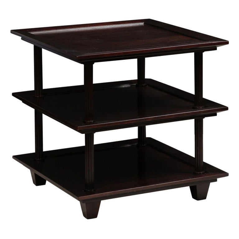 3 Tier Side Table For Sale at 1stDibs