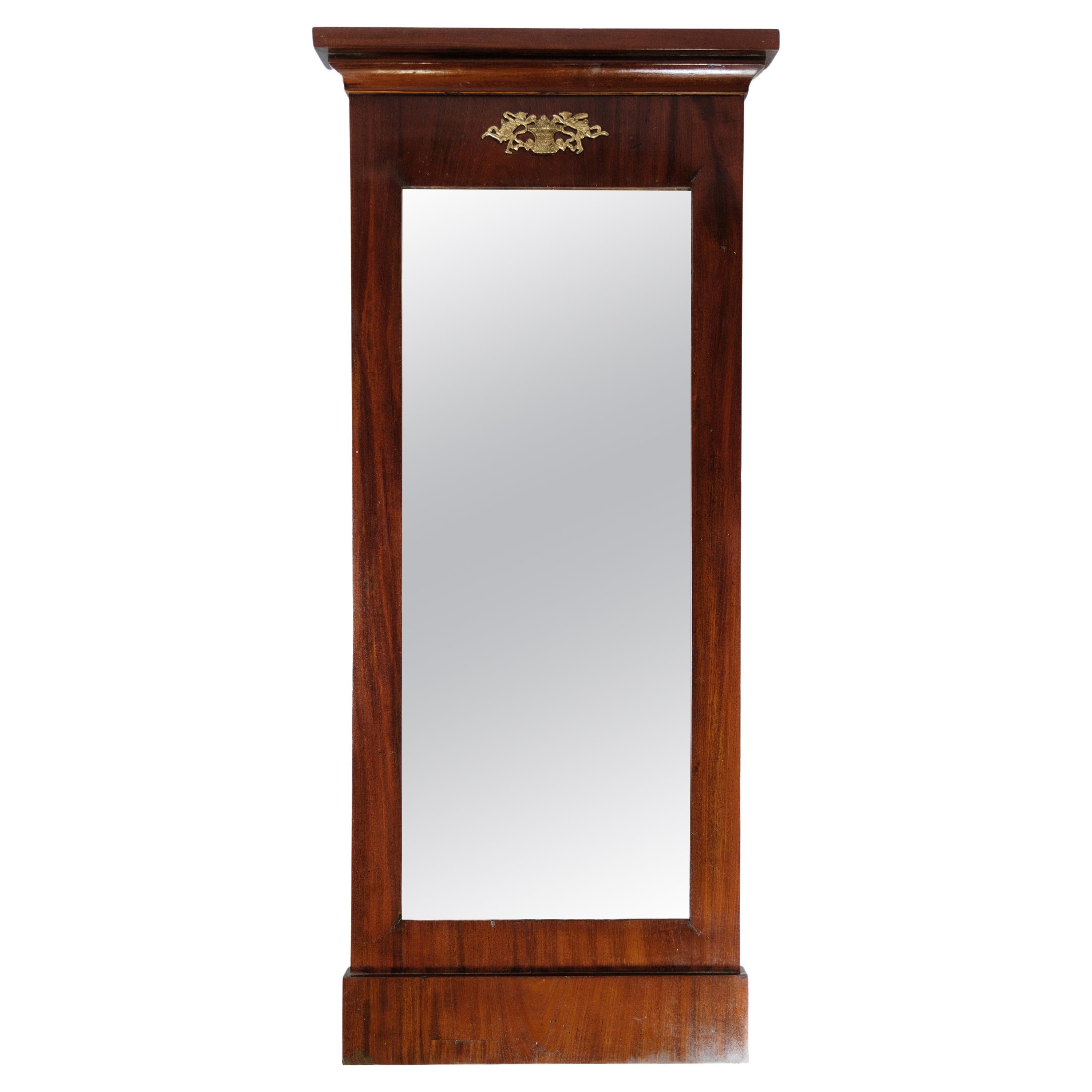 Pair of Large Antique Scottish Solid Pitch Pine Church Mirrors, 1880s ...