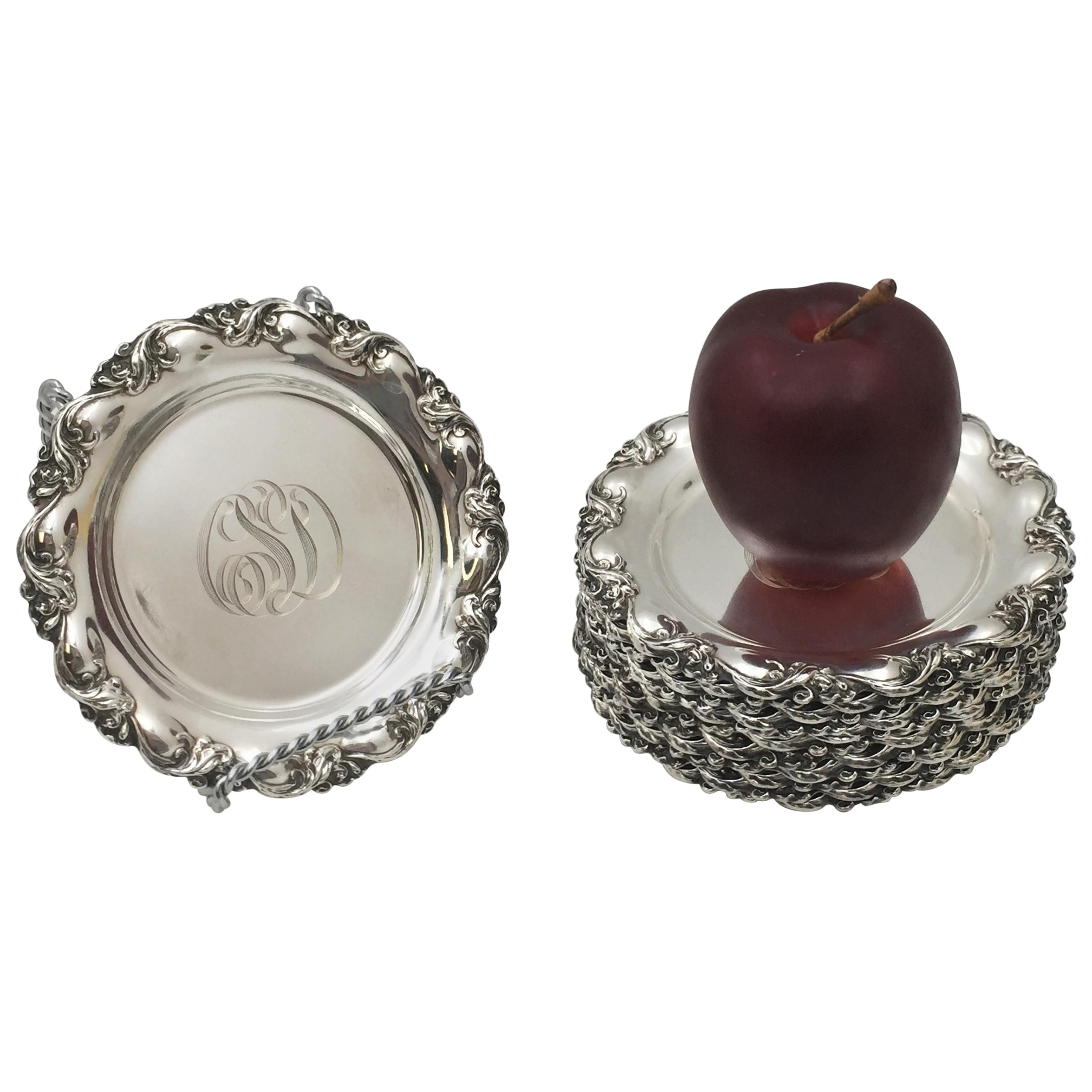 Set of 12 Antique English Georgian Sterling Silver Dinner Plates For ...