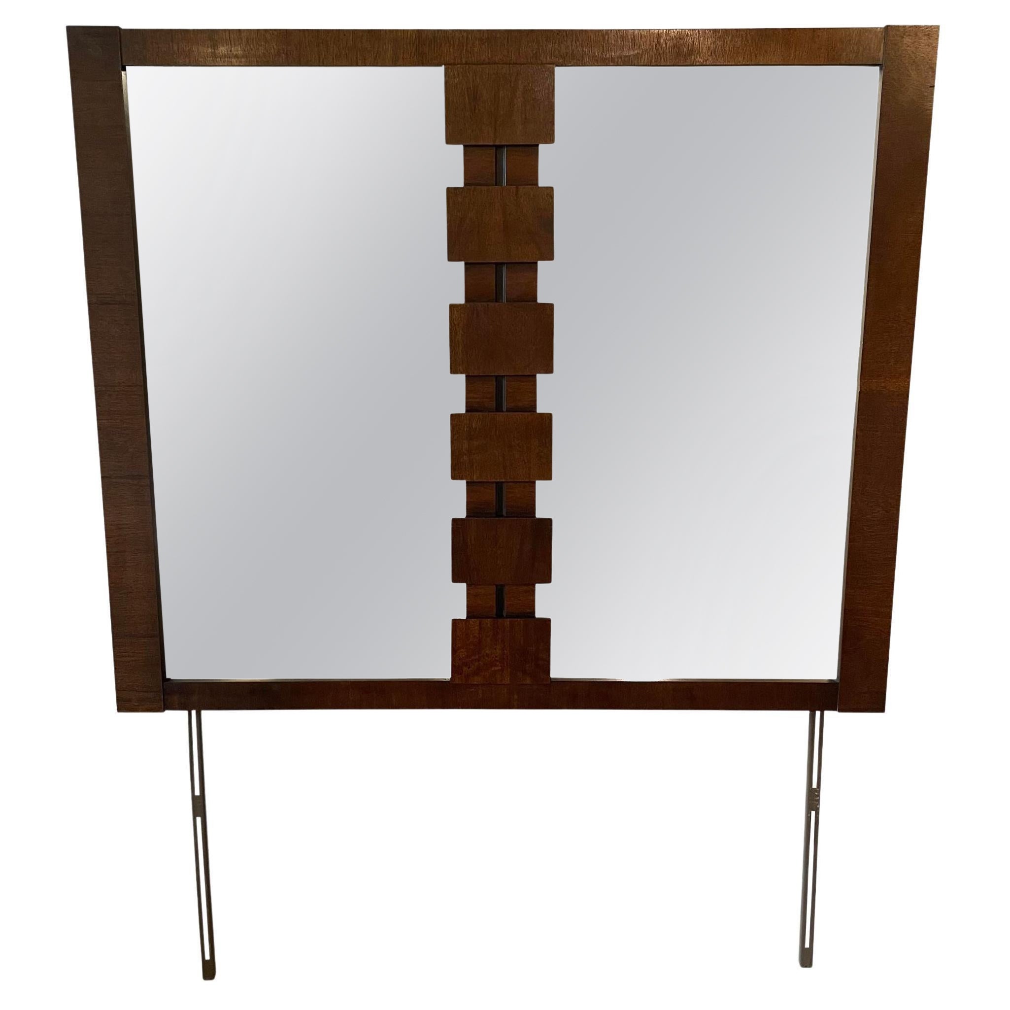 Brutalist Mirror by Lane Furniture "Staccato" Line 1970's For Sale at ...