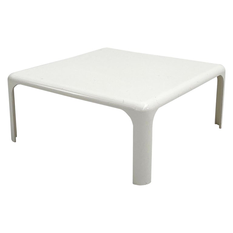 White Demetrio 70 Coffee Table by Vico Magistretti for Artemide, 1960s ...