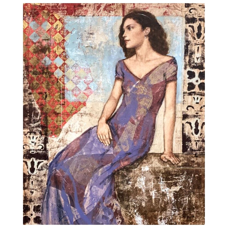 Ib Eisner '1925-2003', Oil on Canvas, "Sankt Hans / Saint Johns Eve ...