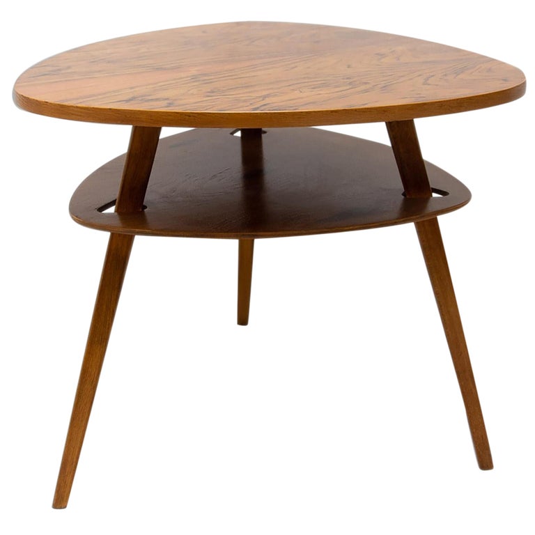 Mid-Century Plectrum Shaped Coffee Table, Czechoslovakia, 1960's For ...