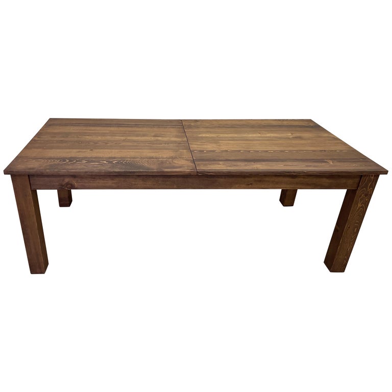 American Craftsman Extendable Chestnut Dining/Conference Table, Made to ...