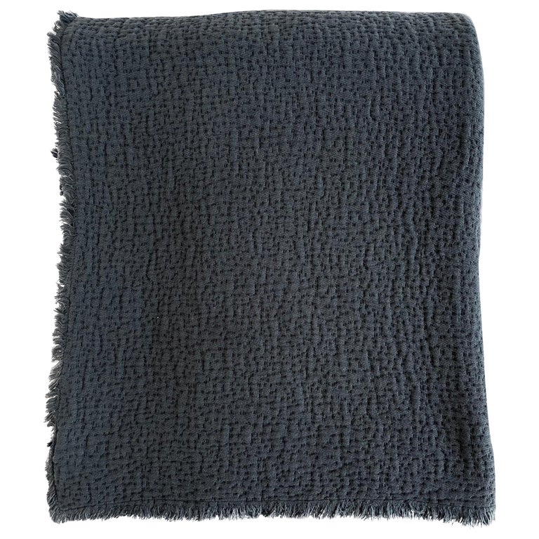 Bria Matelasse French Cotton Throw For Sale at 1stDibs