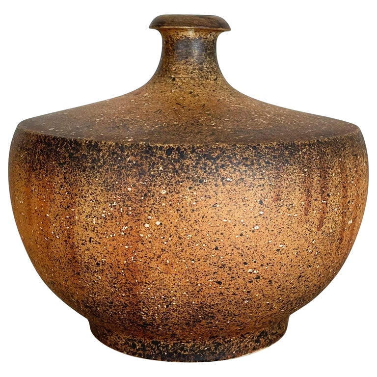 Abstract Ceramic Studio Pottery Ufo Vase by Gerhard Liebenthron ...