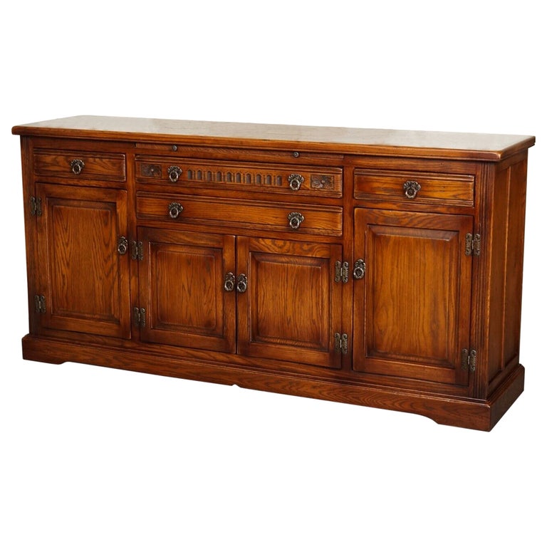 Vintage Old Charm Buckingham Dark Oak Sideboard Rrp £1719 For Sale at ...