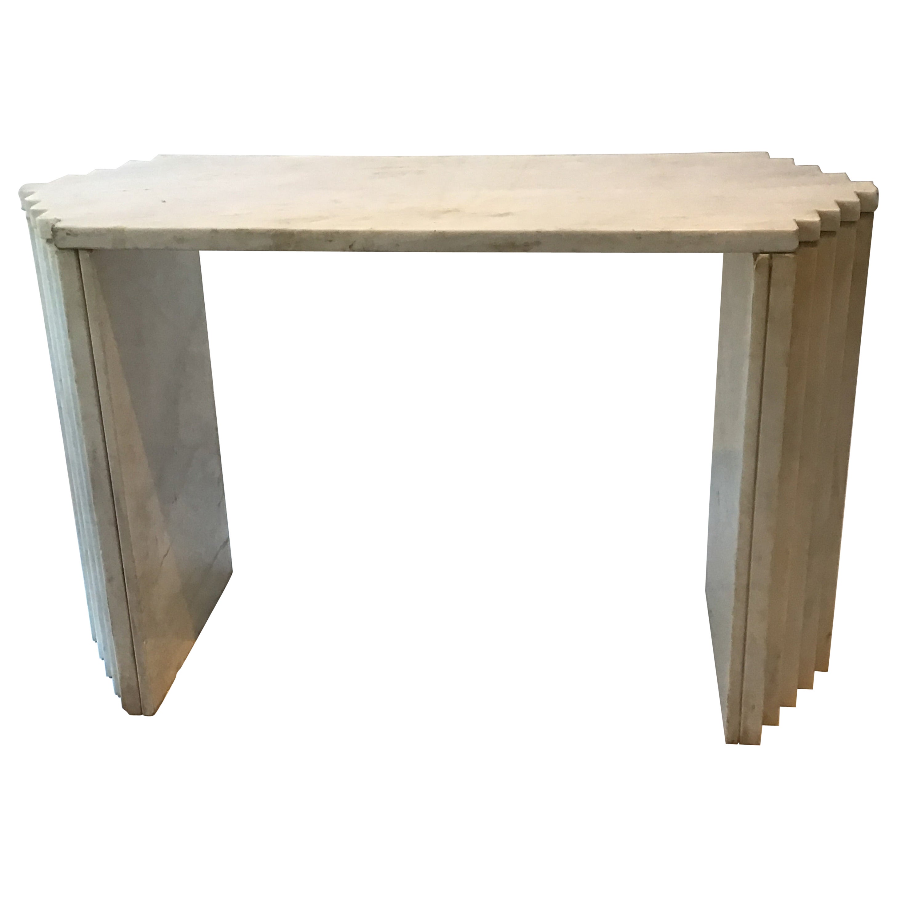 Stunning Art Deco Machine Age Streamline Chrome Console Table, circa ...