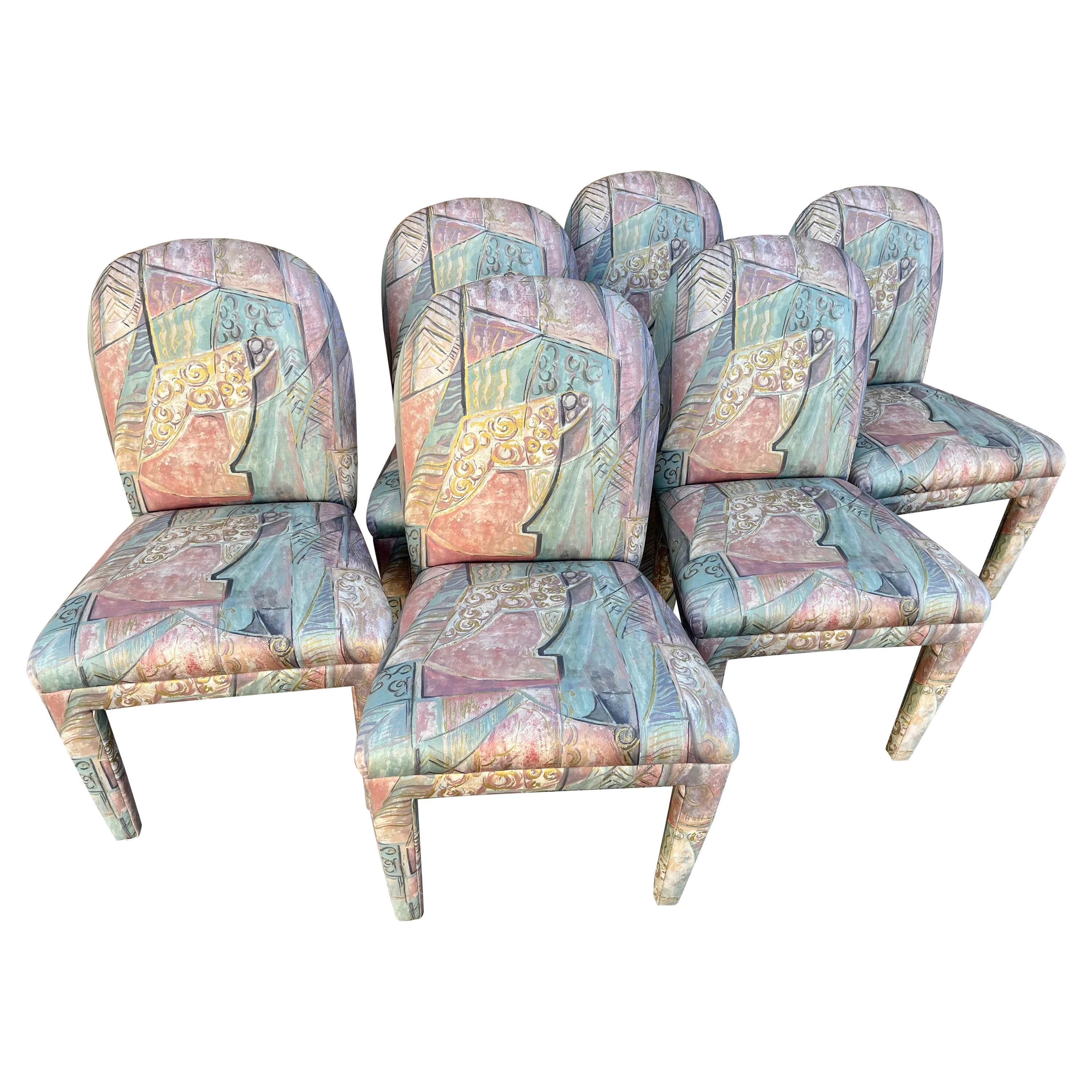 Fully Upholstered Dining Room Chairs