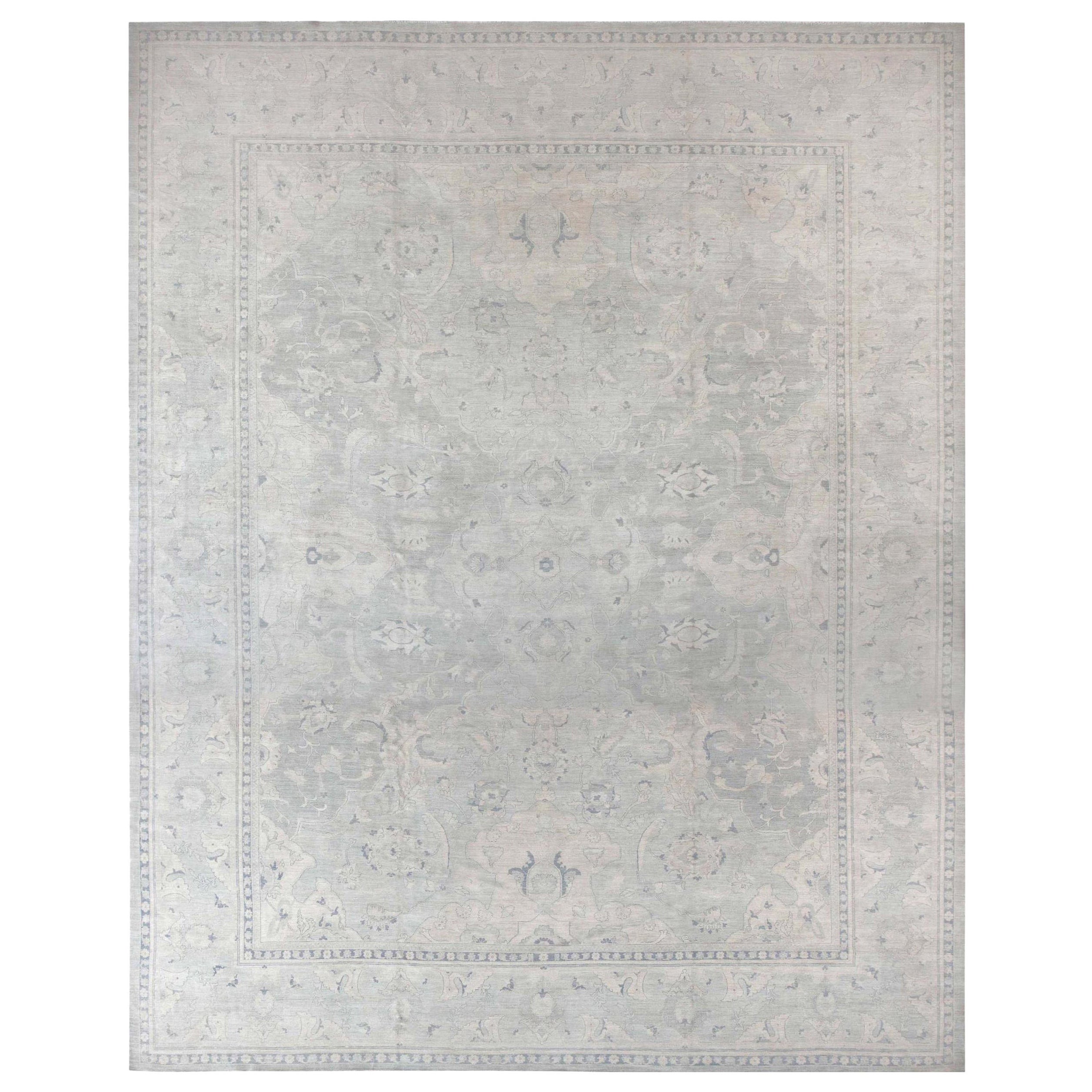 Contemporary Traditional Oriental Inspired Handmade Rug by Doris Leslie ...