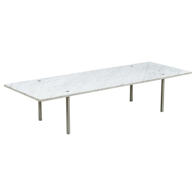 Erwine and Estelle Laverne Coffee Table with Carrara Marble Top For ...