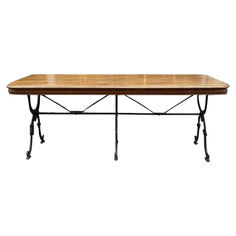 Wonderful Early 1900 Bistro Dining / Side Table at 1stDibs