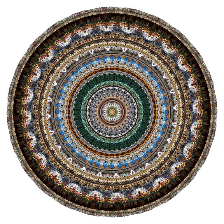 Moooi Large Urban Mandala Mexico Rug in Wool by Neal Peterson For Sale ...