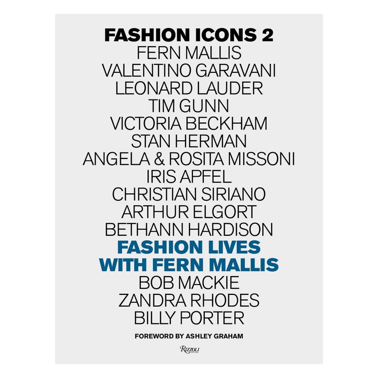 Fashion Icons: Fashion Lives with Fern Mallis For Sale at 1stDibs