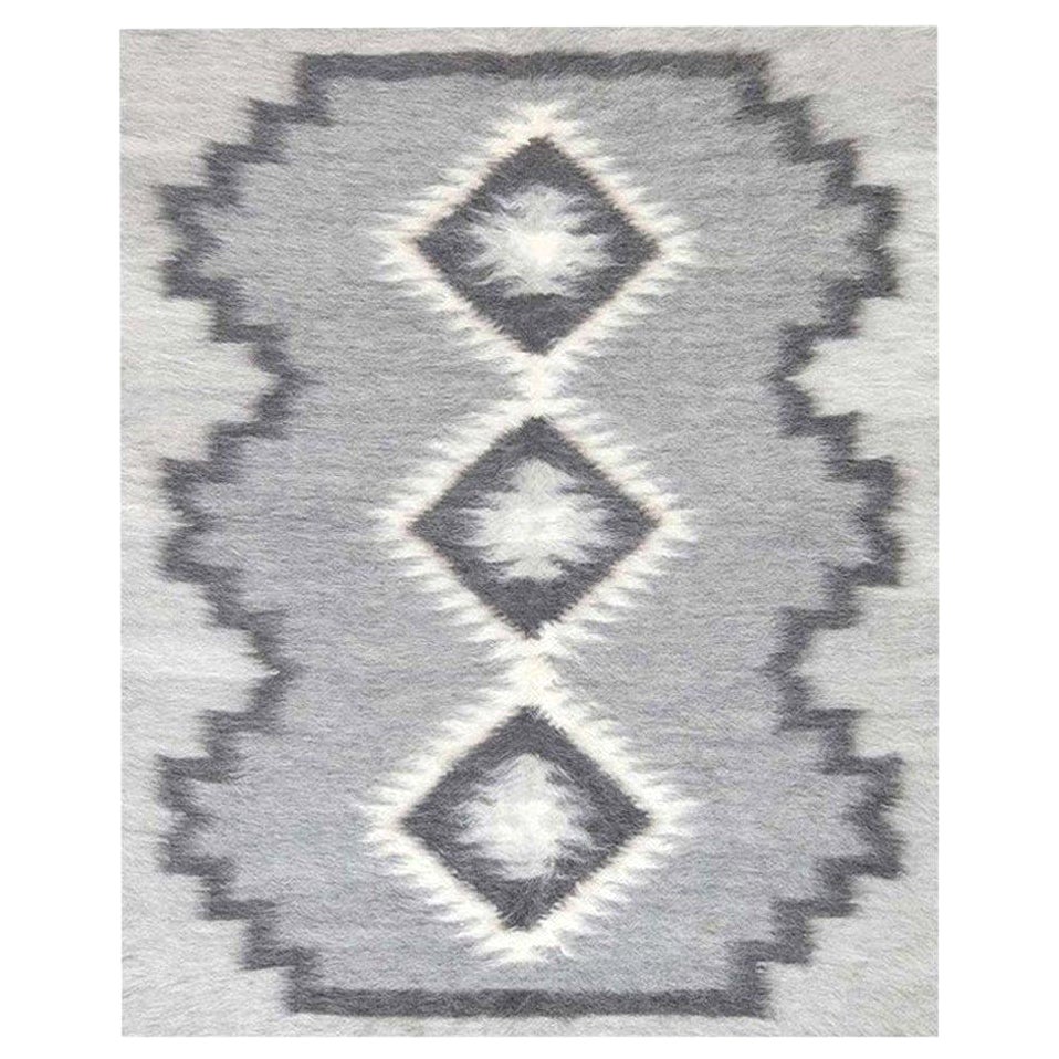 Navy Blue Contemporary Genuine Large European Cowhide Hair Rug at 1stDibs
