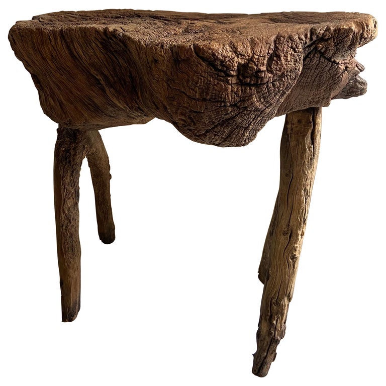 Primitive Hardwood Table from Mexico, circa Early to Mid 20th Century ...