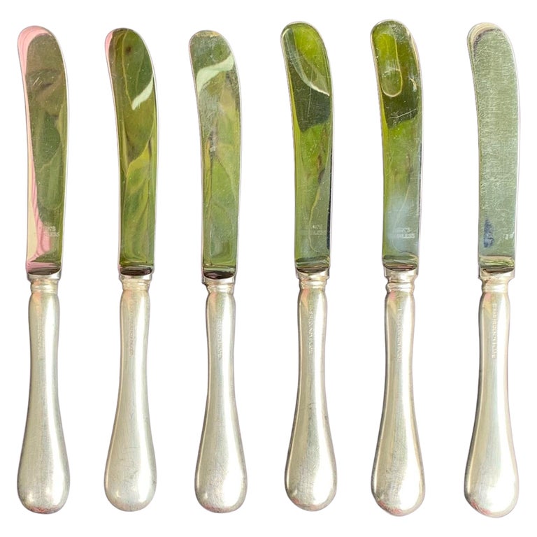 Vintage 1940’s Birks Regency Plate Spreaders For Sale at 1stDibs