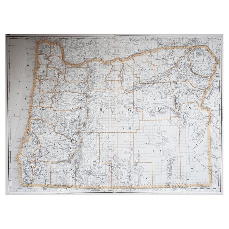 Large Map Of Oregon