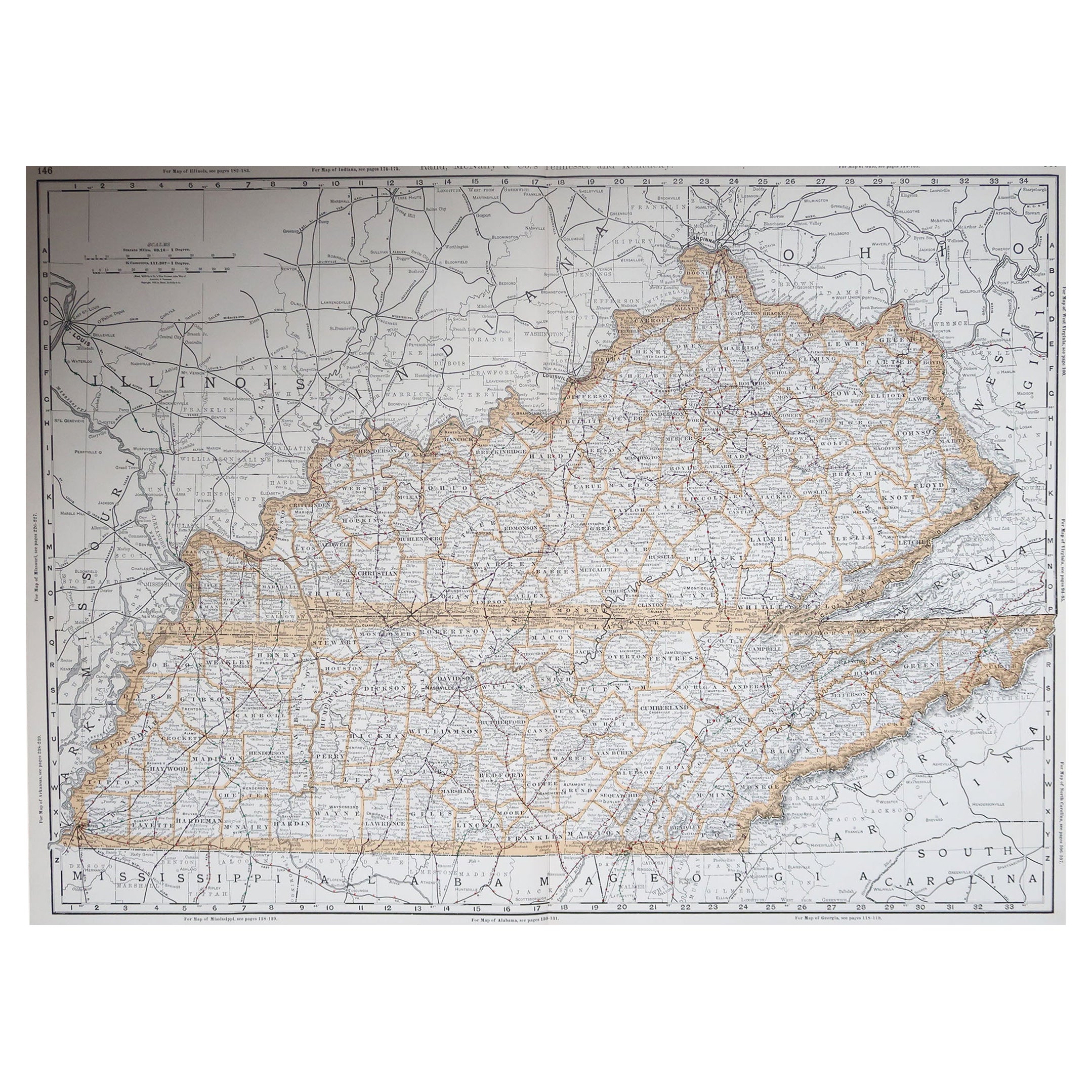 Antique German Map of India and Sri Lanka or Ceylon, 1902 For Sale at ...