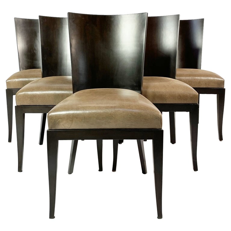 Set of Six Cadette Dining Chairs by Dakota Jackson For Sale at 1stDibs