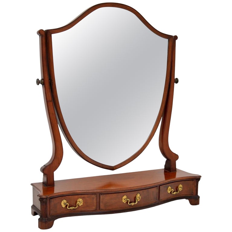 Antique Georgian Dressing Mirror For Sale at 1stDibs