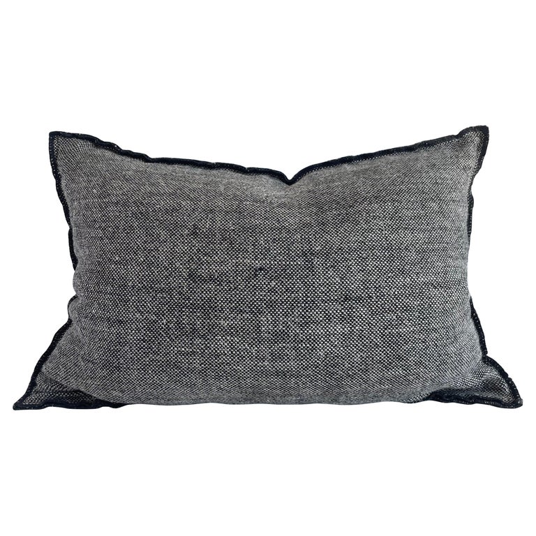French Linen Lumbar Pillow For Sale at 1stDibs