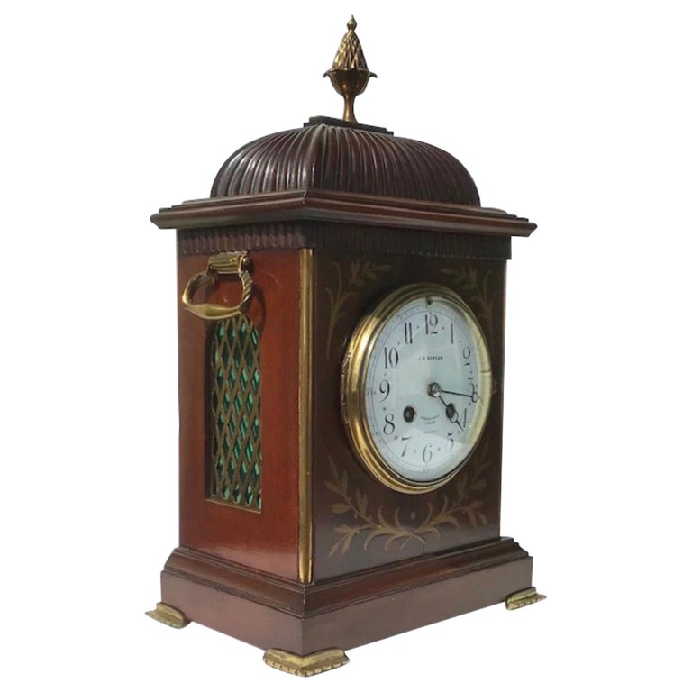 Antique Mahogany Bracket Mantel Clock at 1stDibs