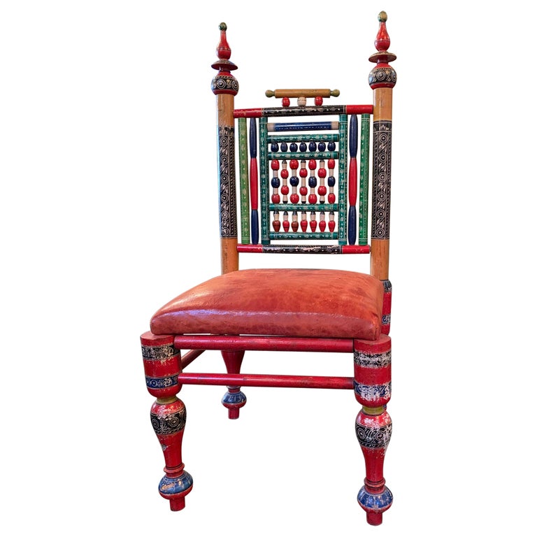 6 Punjabi Indian Chairs, Perhaps Wedding Chairs For Sale at 1stDibs