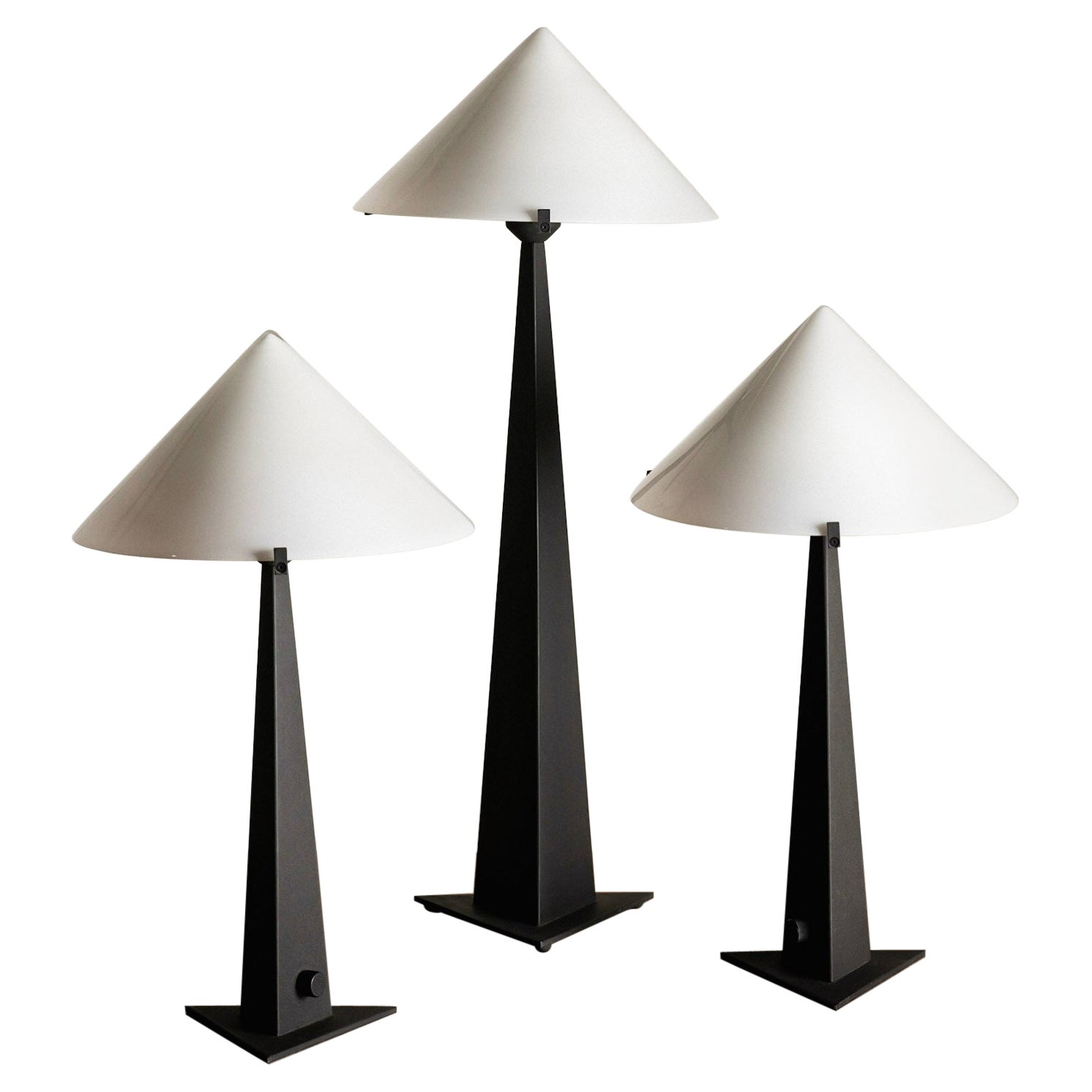 Glass And Metal Table Lamp For Sale At 1stdibs