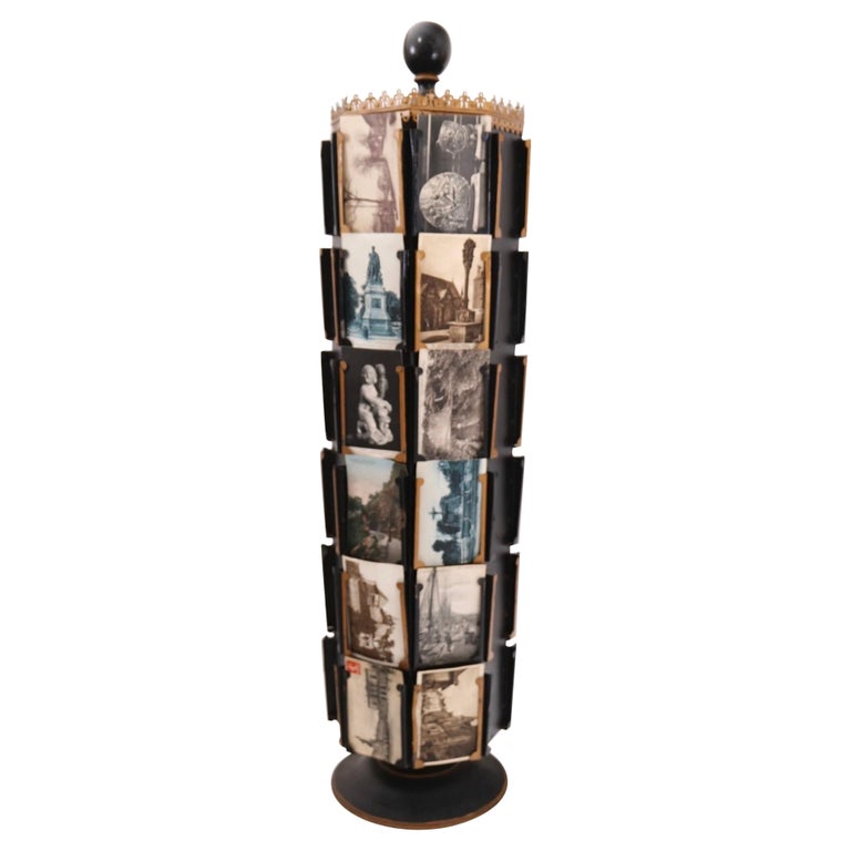 Antique French Postcard Display Rack / Postcard Stand from Paris at 1stDibs