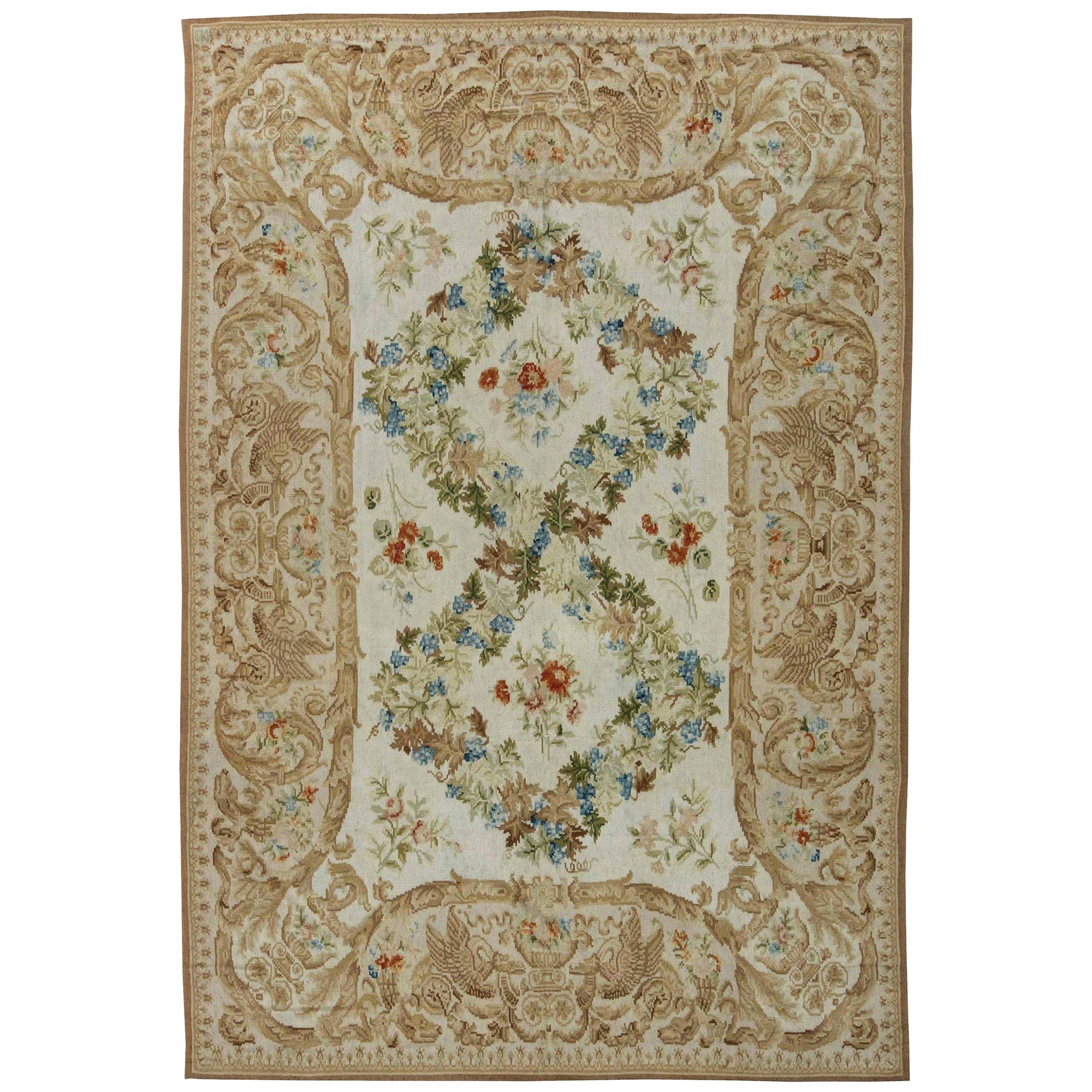 Contemporary European Inspired Bassarabian Handmade Rug by Doris Leslie ...