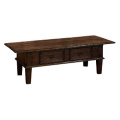 Rustic Country Coffee Table, Walnut For Sale at 1stDibs
