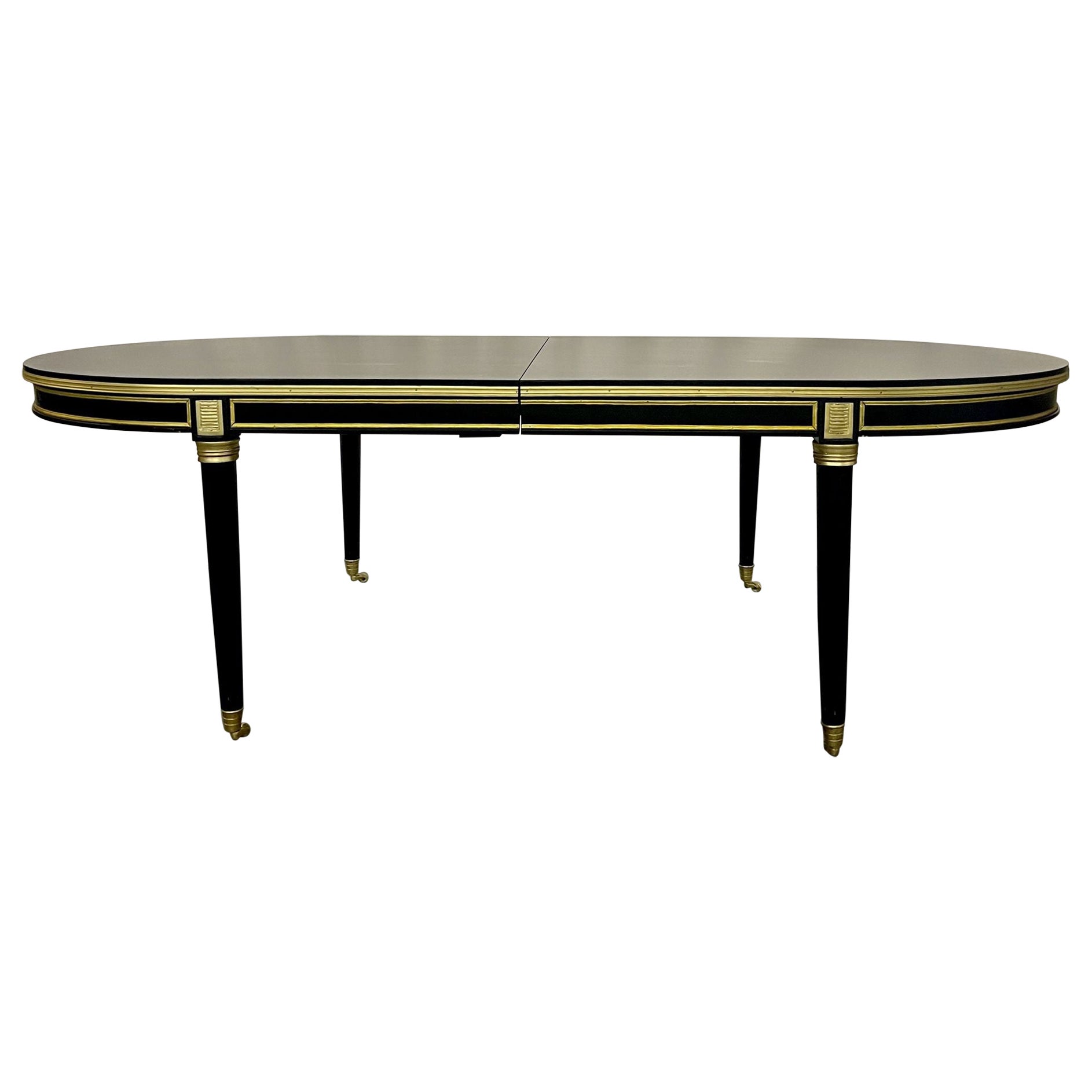 Louis XVI Piano Ebony Finish Dining Table by Maison Jansen at 1stDibs ...