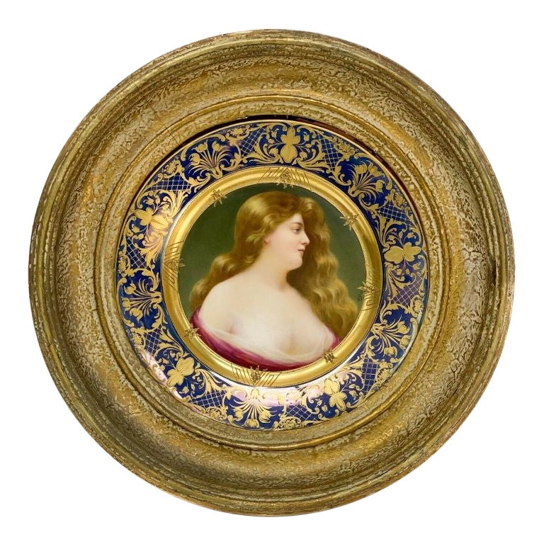 Royal Vienna Austria Hand Painted Porcelain Portrait Queen Louise Plate ...