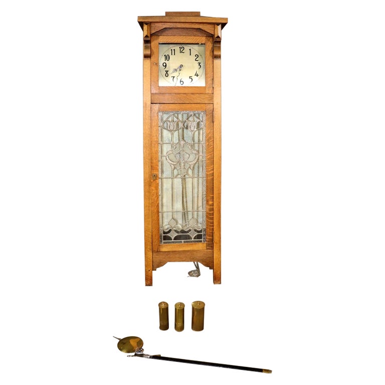 Tall B and D Grandfather Clock at 1stDibs
