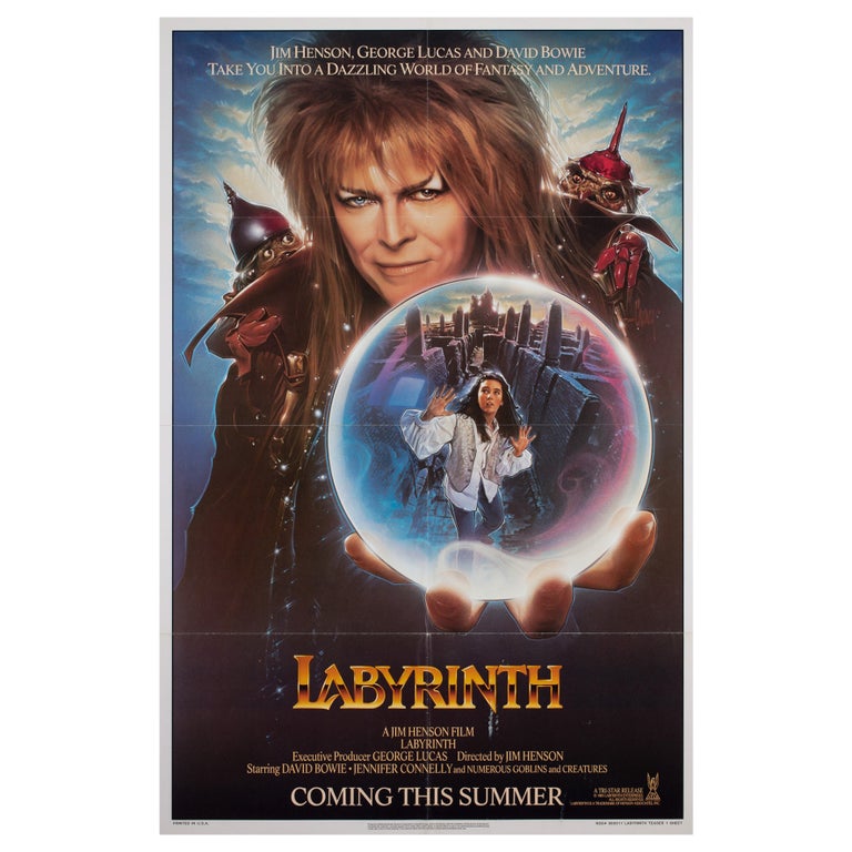 Labyrinth 1986 Us 1 Sheet Film Movie Poster Advance, Chorney, David ...