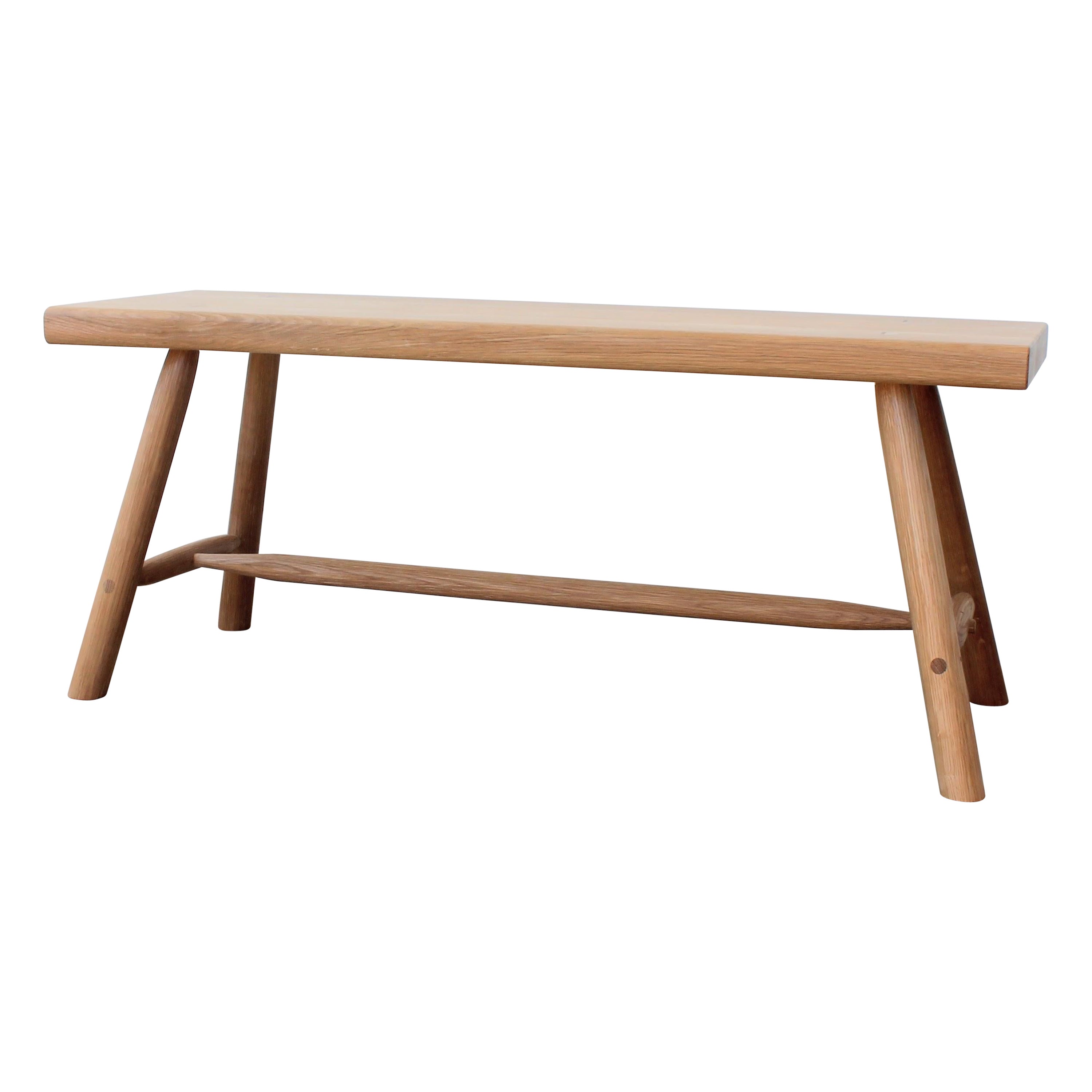 Tea Bench in White Oak For Sale at 1stDibs