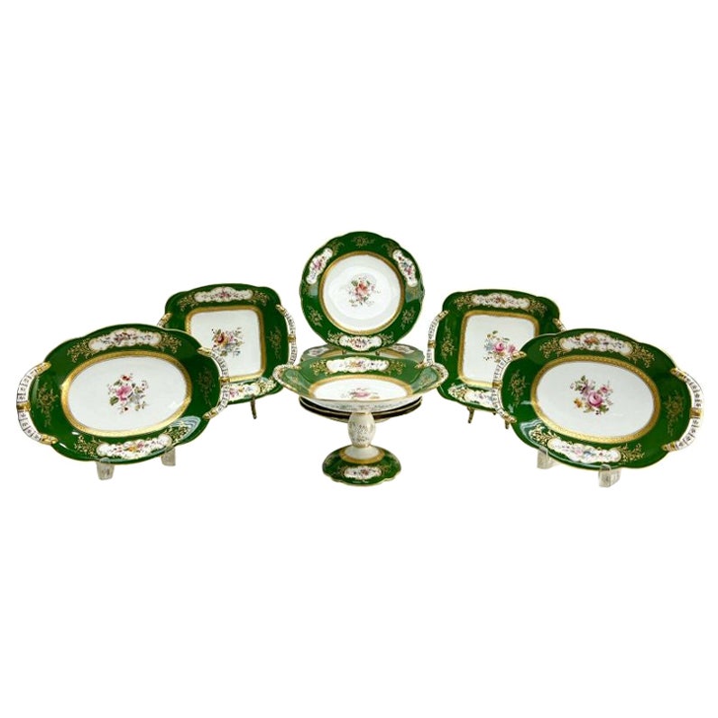Set Fourteen Coalport Money Tree Porcelain Dishes Hand-Painted England ...