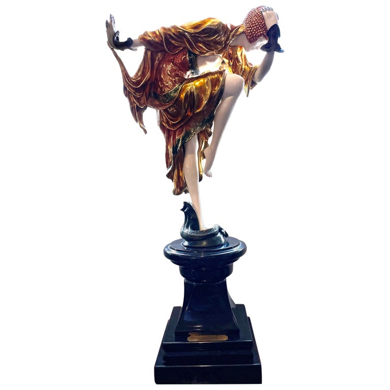 Art Deco Style Sculpture After Claire R. Colinet For Sale at 1stDibs