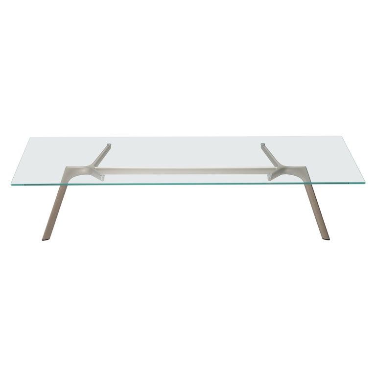 Alias Large Dry XS 45B Table in Glass Top with Anodised Gold Metallic ...