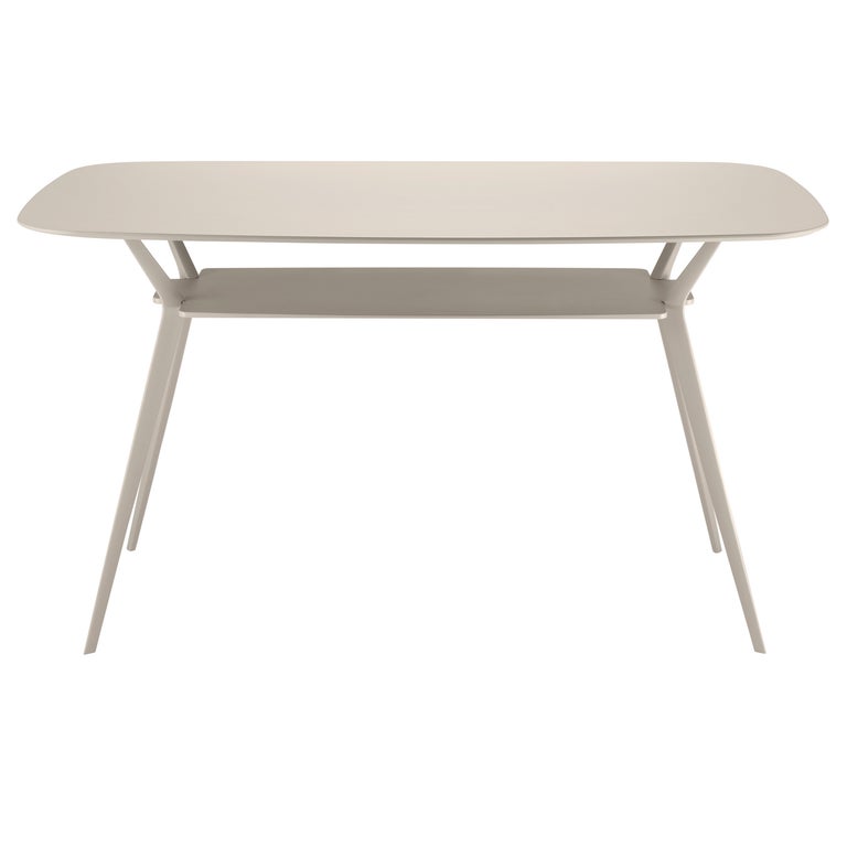 Alias Biplane 487 High Table in Sand MDF Top and Sand Polished ...